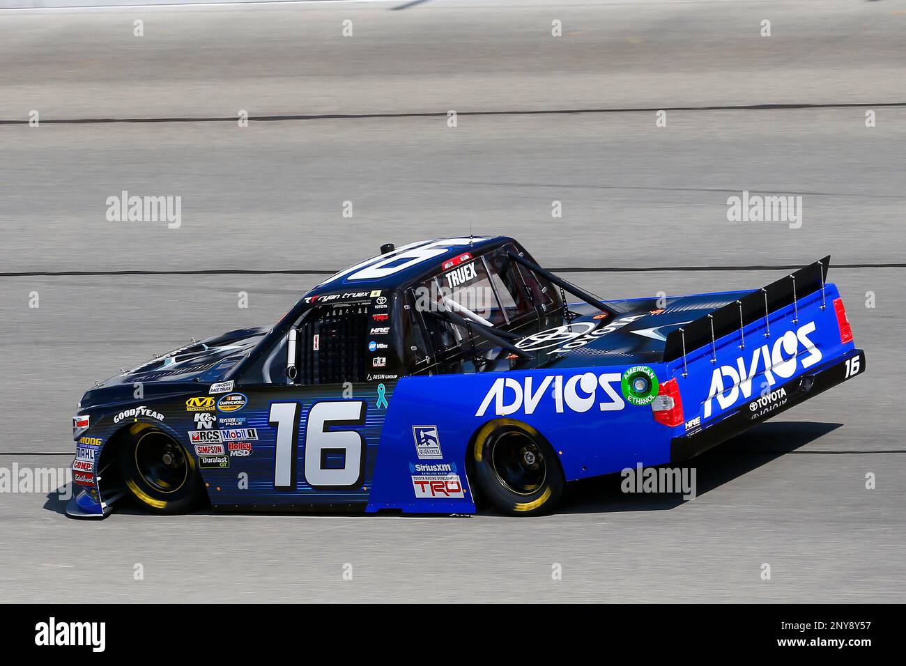 Ryan Truex, ADVICS / AISIN Toyota Tundra during practice for the NASCAR ...