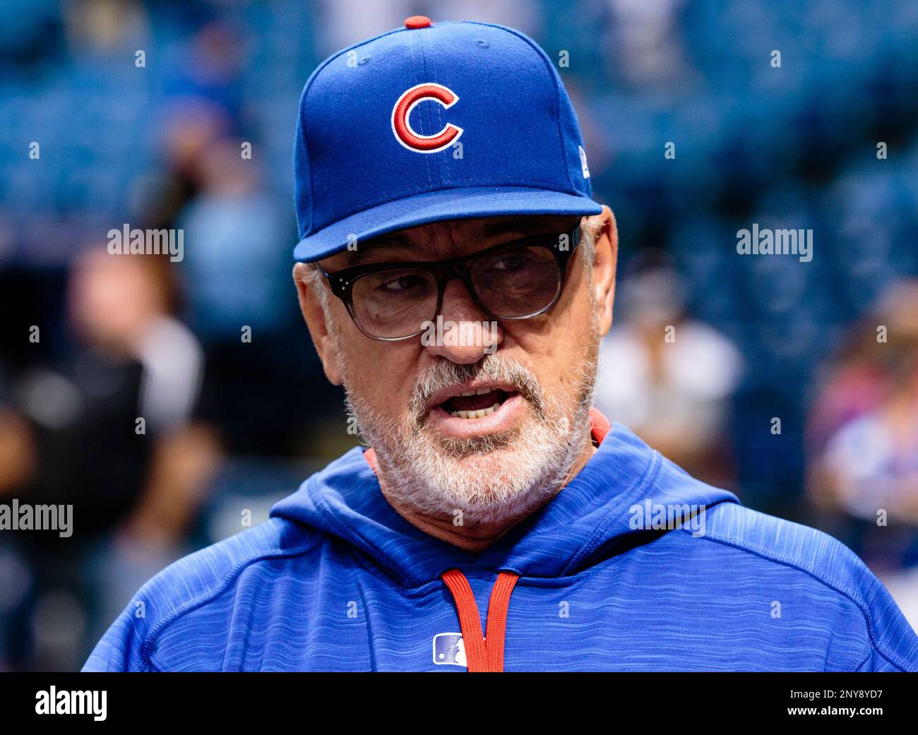 September 19, 2017 - St. Petersburg, Florida, USA- Chicago Cubs manager ...