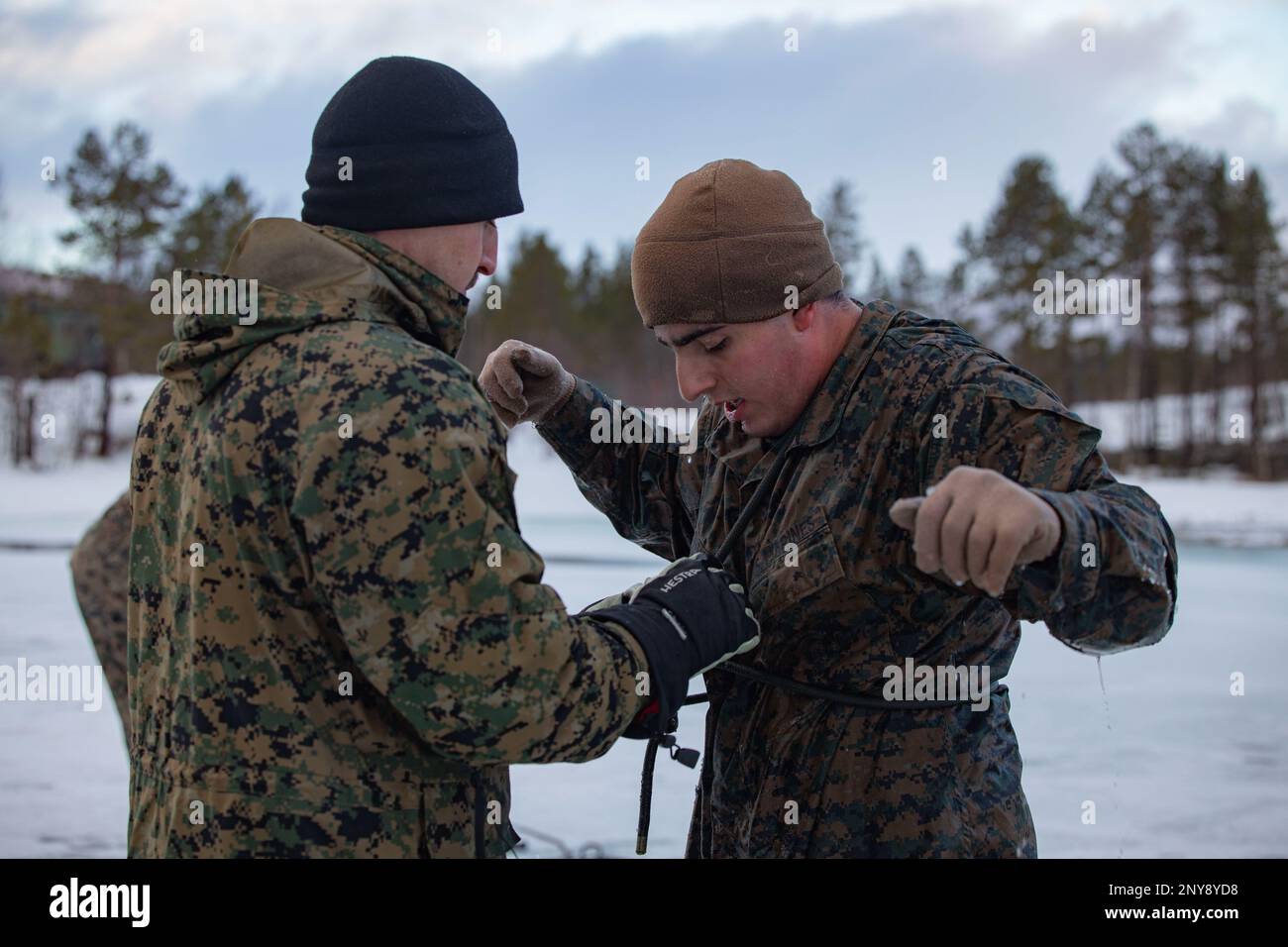 U.S. Marine Corps Lance Cpl. Eric Walrath, a motor vehicle operator ...