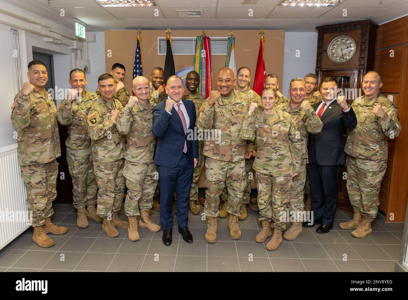Gabe Camarillo (left center), Deputy Secretary of the Army, and U.S ...