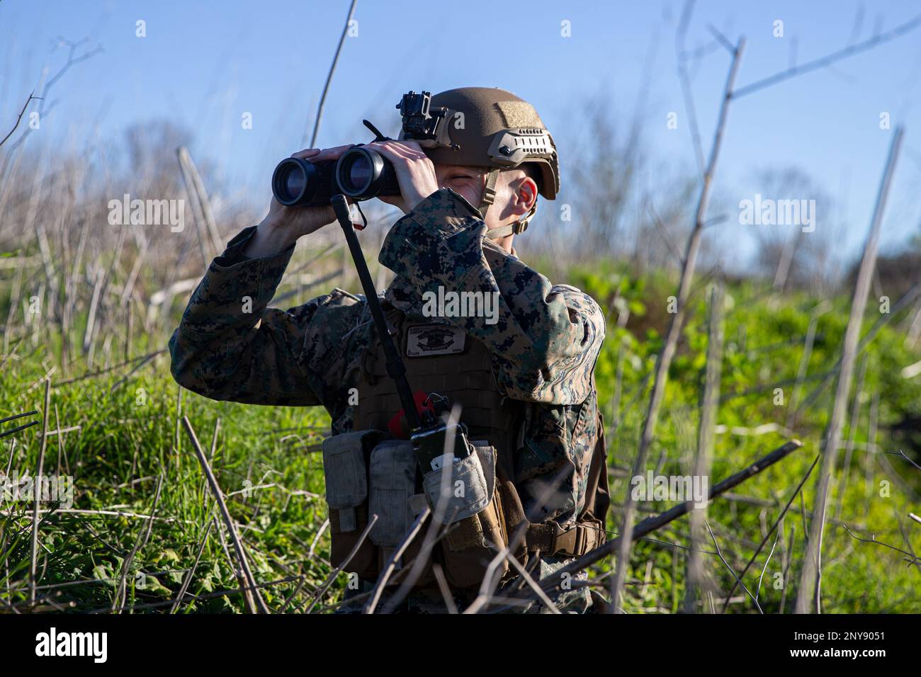 U.S. Marine Corps Sgt. Eric Stiles, a joint terminal attack controller ...