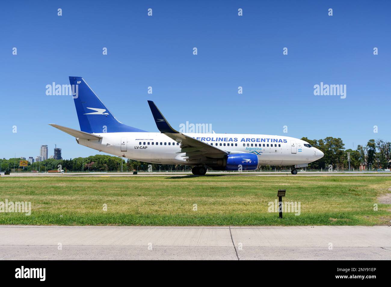 Buenos Aires, Argentina - February 27, 2023: Aerolineas Argentinas ...