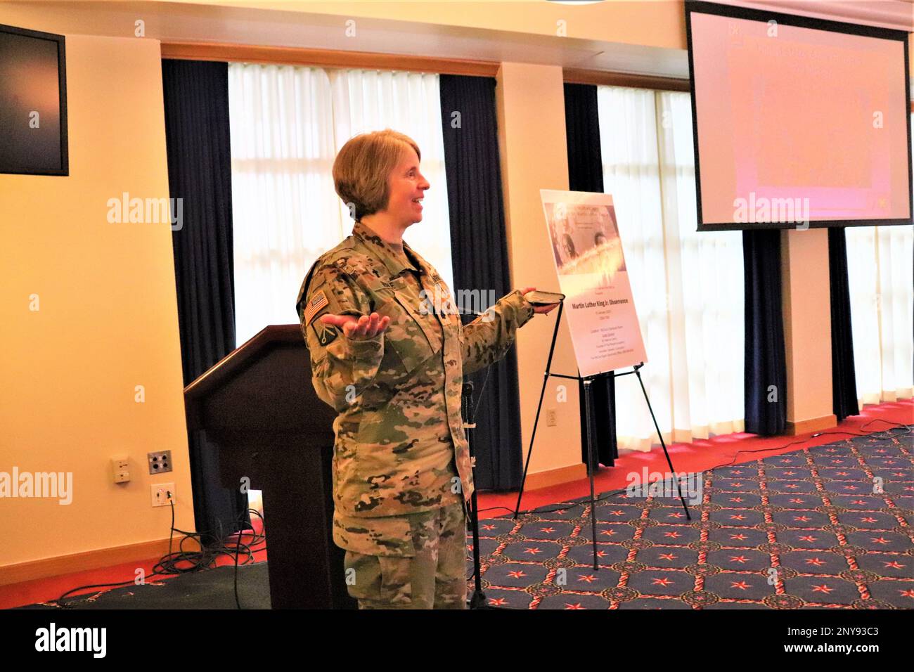 Chaplain (Lt. Col.) Amy Noble with the Fort McCoy Garrison Religious ...