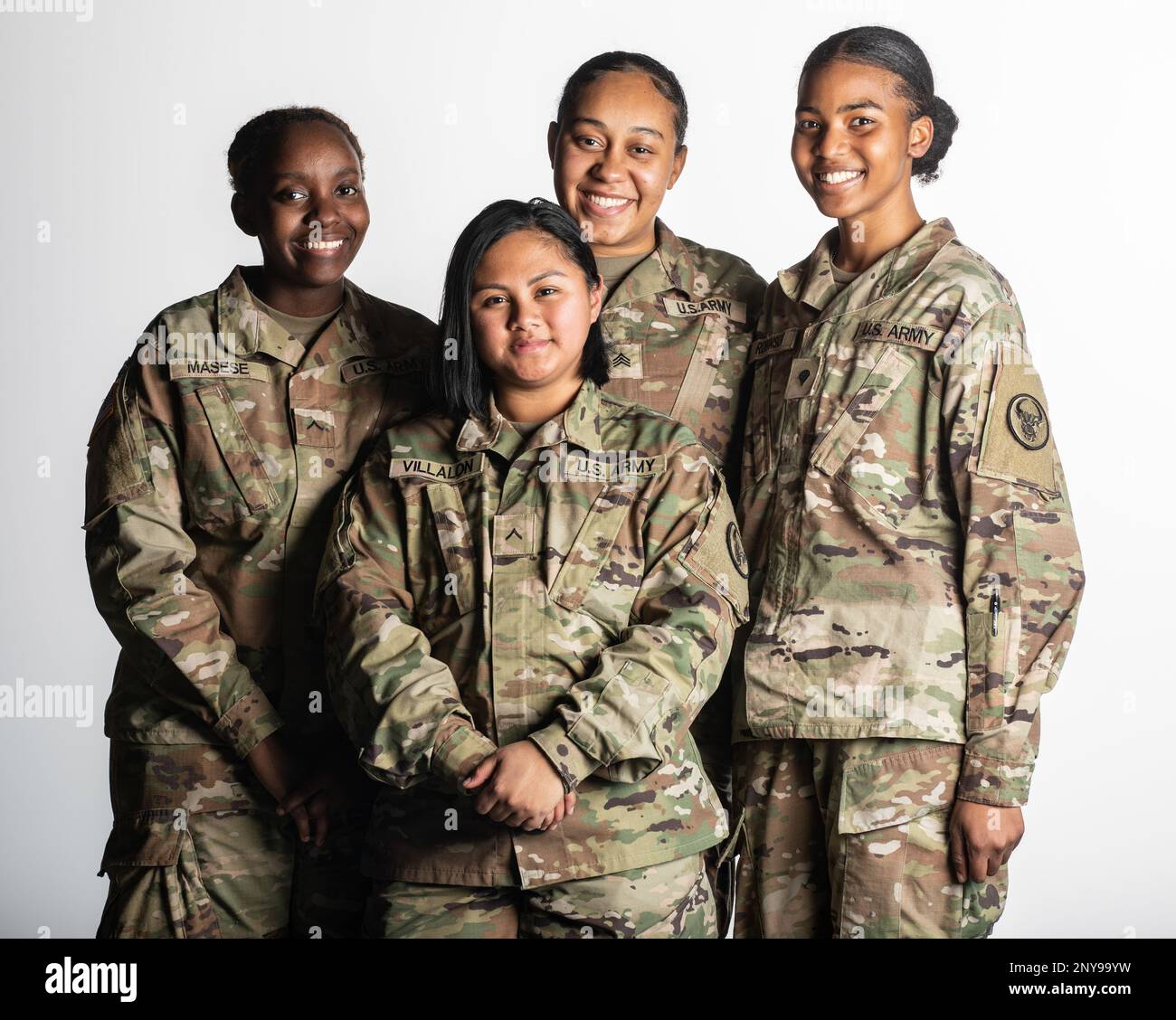 Members of the 375th Quartermaster Company (Field Feeding), HQ, 518th ...
