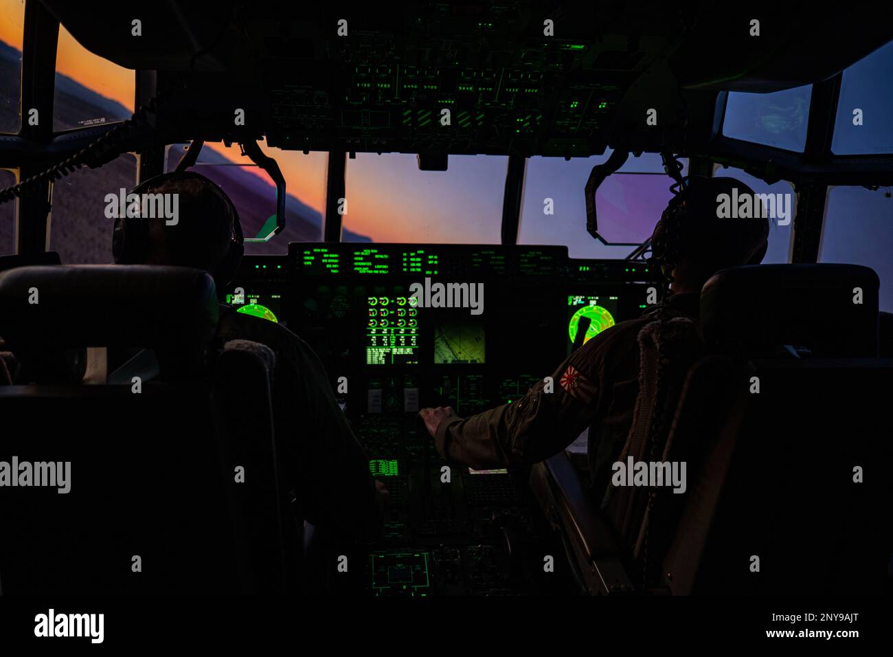 U.S. Marine Corps 1st Lt. Dave Schneider, left, and Maj. John Skillman ...