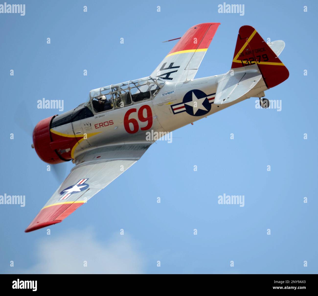 RENO, NV - SEPTEMBER 15: Lee Oman pilot of the AT-6, "Eros" at the 54th ...