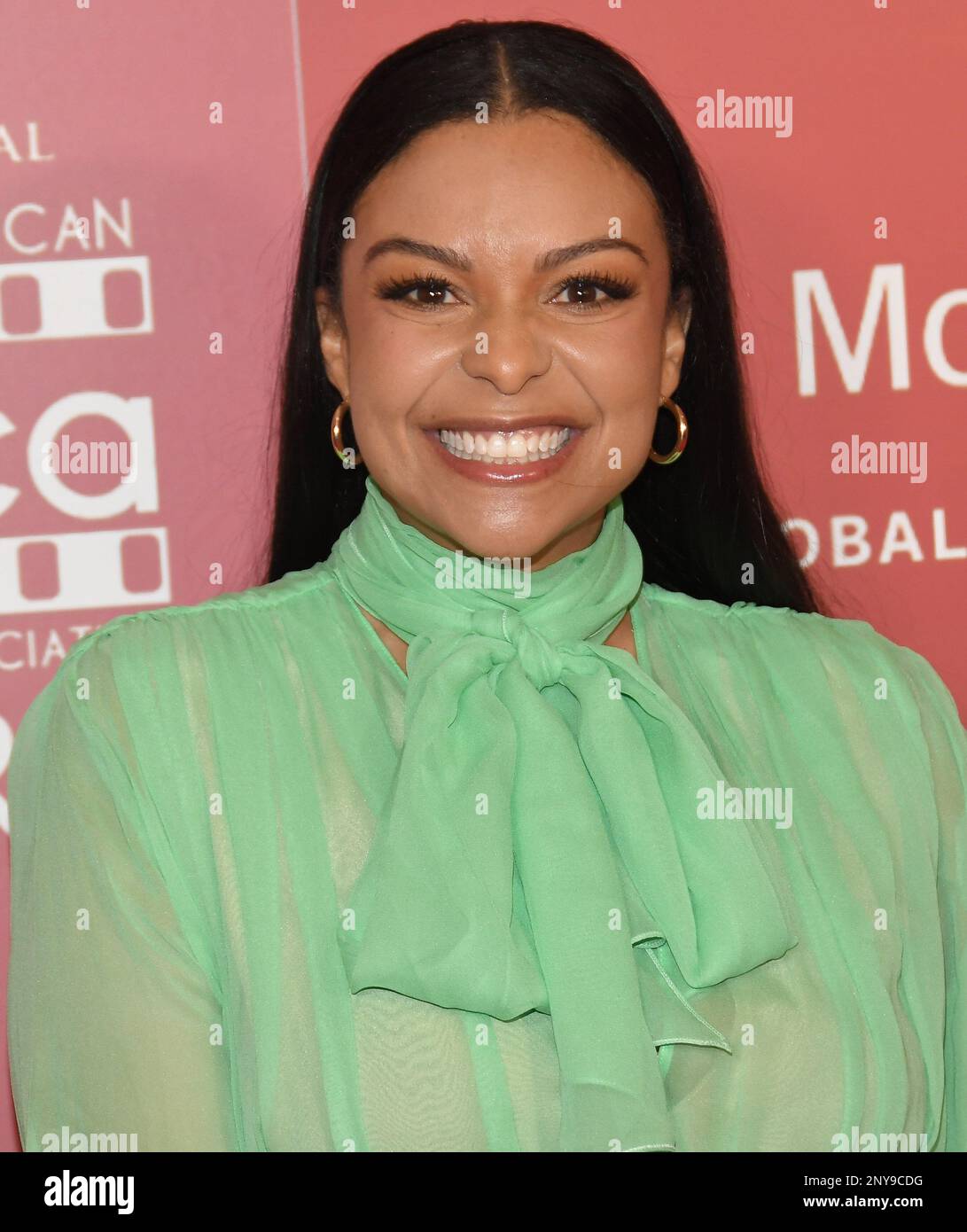 Nicole Brown arrives at the 14th Annual AAFCA Awards held at the ...