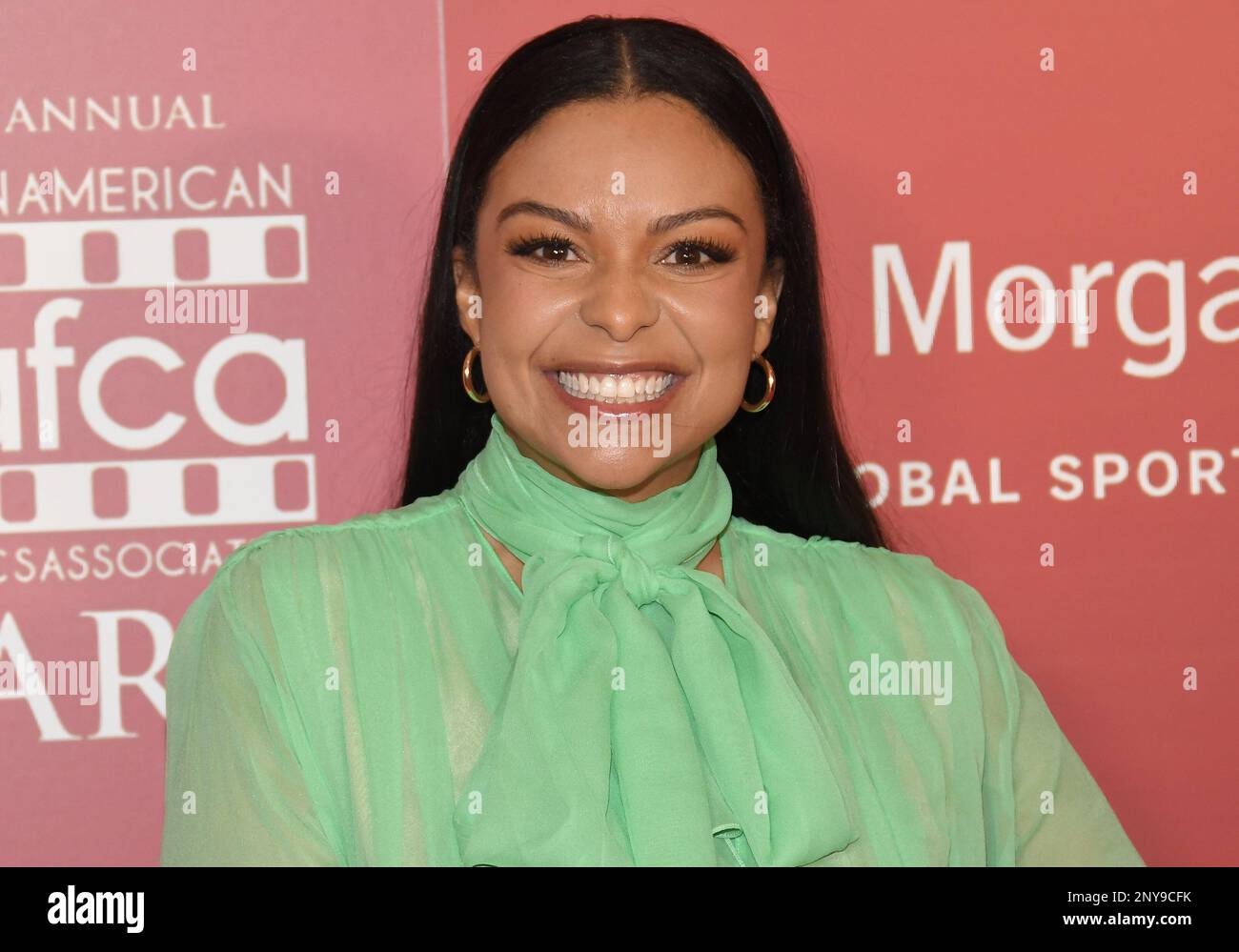 Nicole Brown arrives at the 14th Annual AAFCA Awards held at the ...