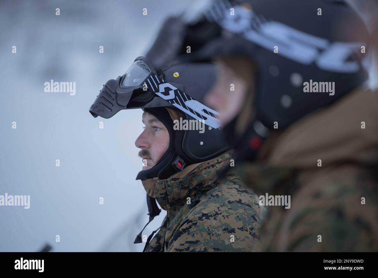 U.S. Marine Corps Gunnery Sgt. Ryan English, a platoon sergeant with 2d ...