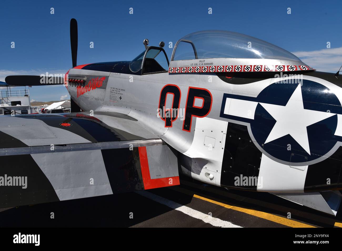 RENO, NV - SEPTEMBER 13: P-51 on display at the 54th National ...