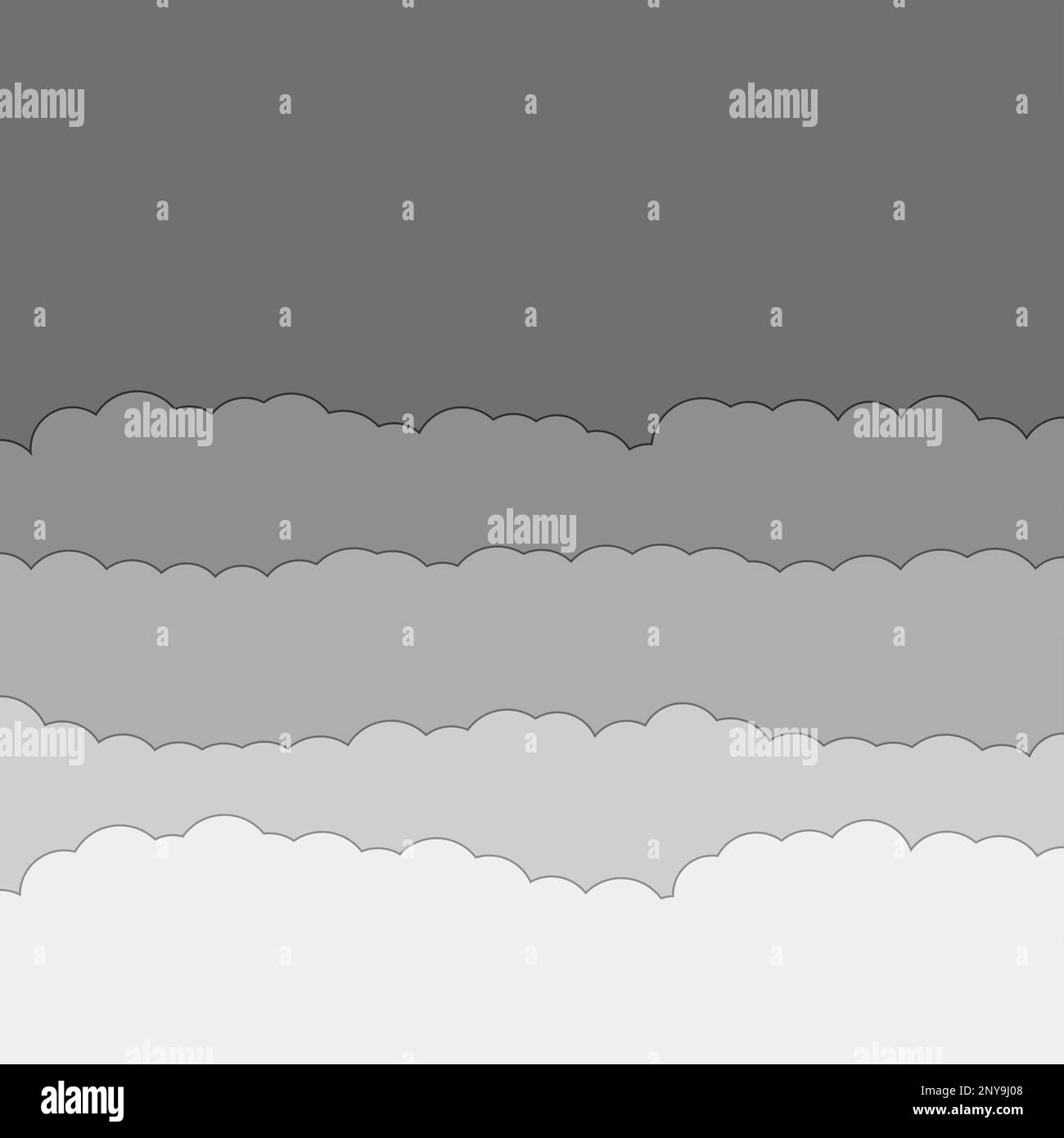 Cartoon colour clouds background illustration Stock Vector Image & Art ...