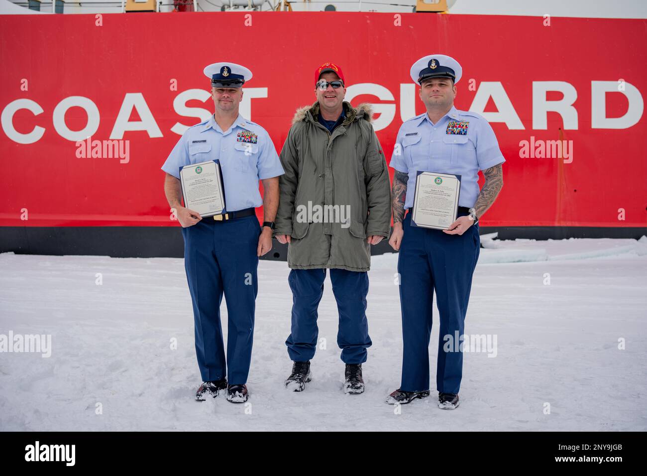 Capt. Keith Ropella, commanding officer Coast Guard Cutter Polar Star ...
