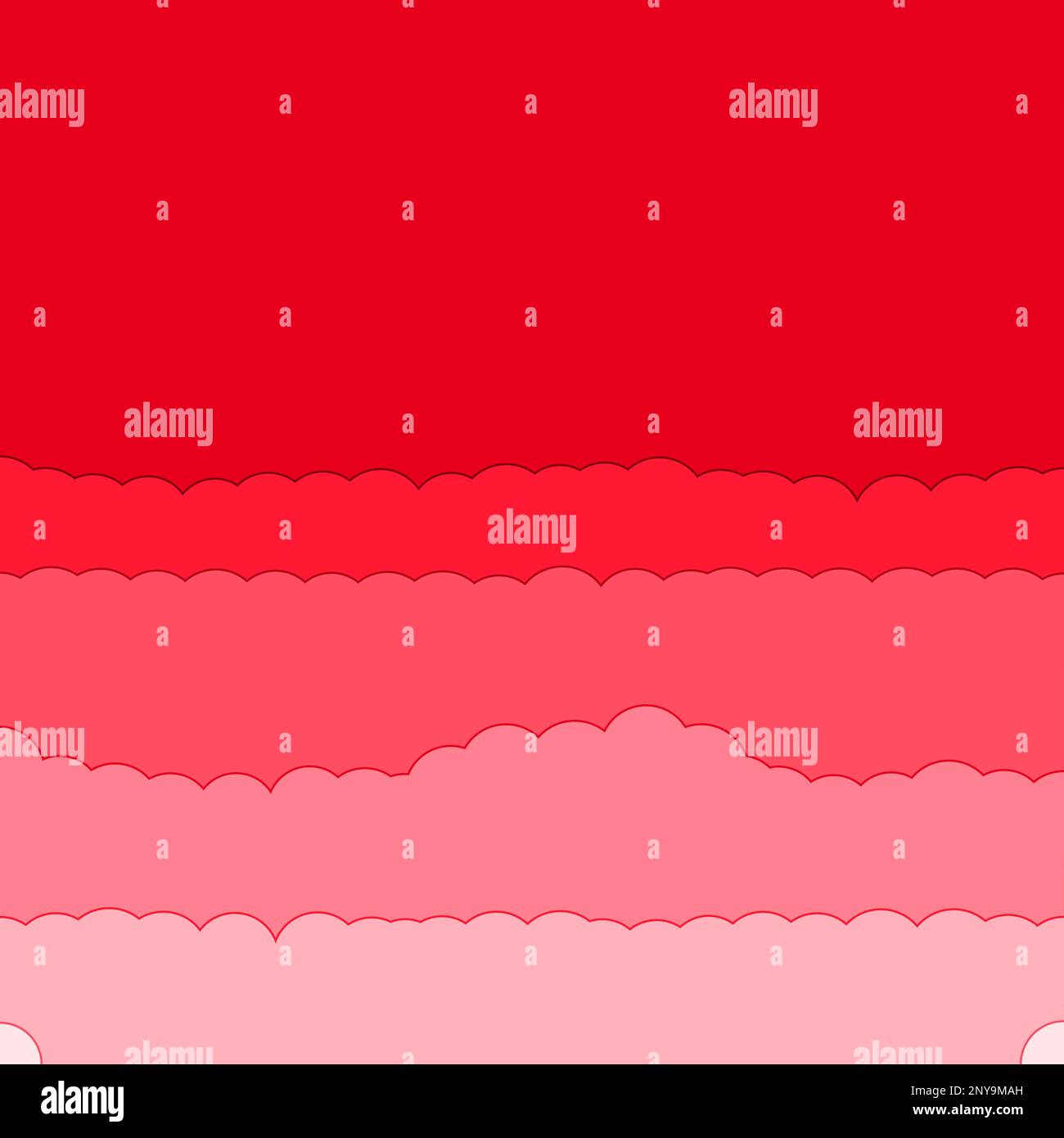 Cartoon colour clouds background illustration Stock Vector Image & Art ...
