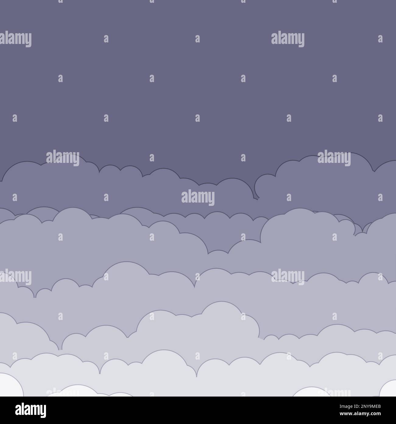 Cartoon colour clouds background illustration Stock Vector Image & Art ...