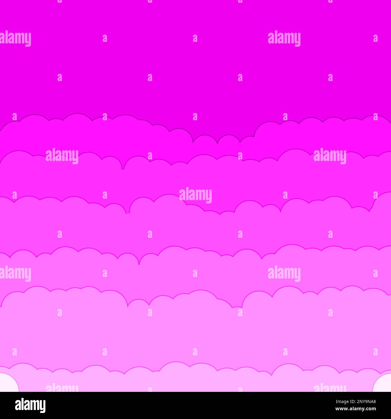 Cartoon colour clouds background illustration Stock Vector Image & Art ...