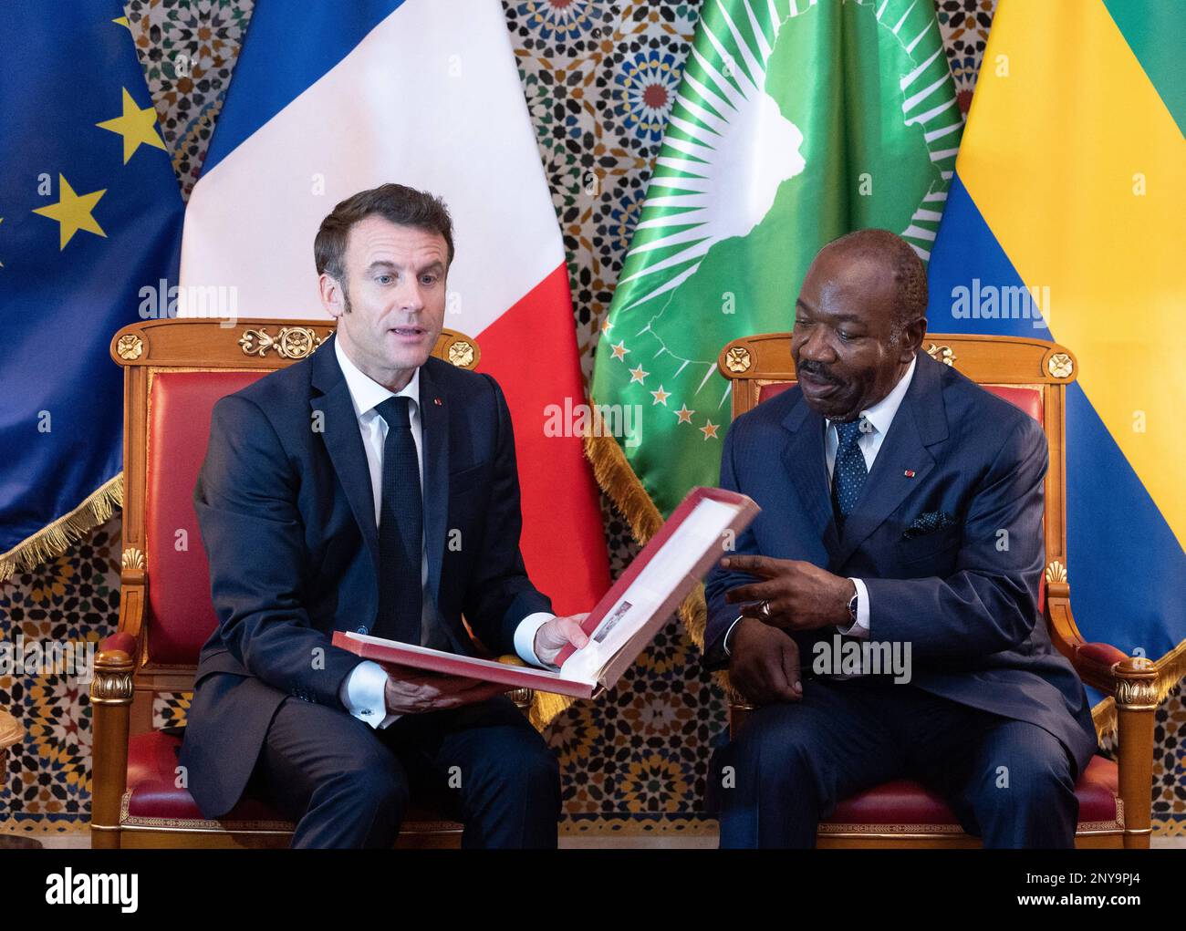 Libreville, Gabon. 01st Mar, 2023. French President Emmanuel Macron ...