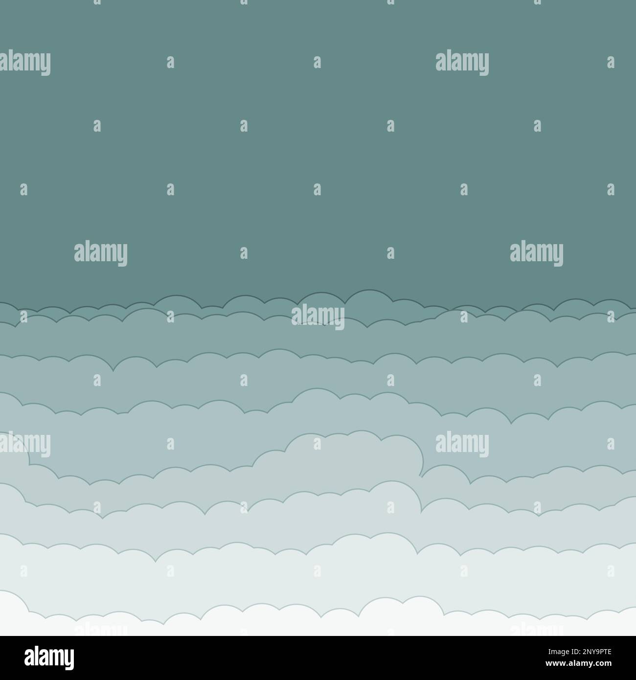 Cartoon colour clouds background illustration Stock Vector Image & Art ...