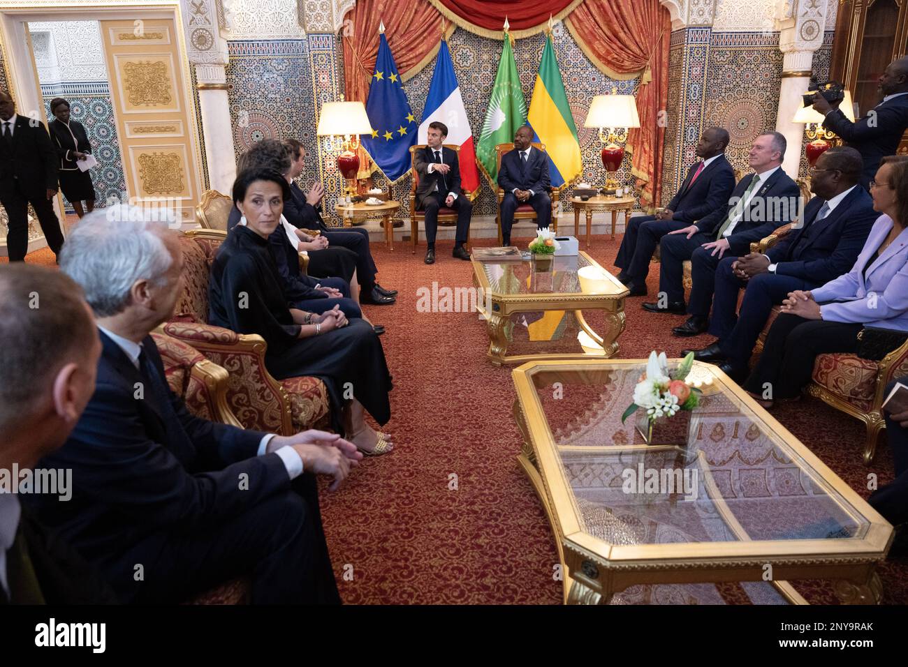 Libreville, Gabon. 01st Mar, 2023. French President Emmanuel Macron ...