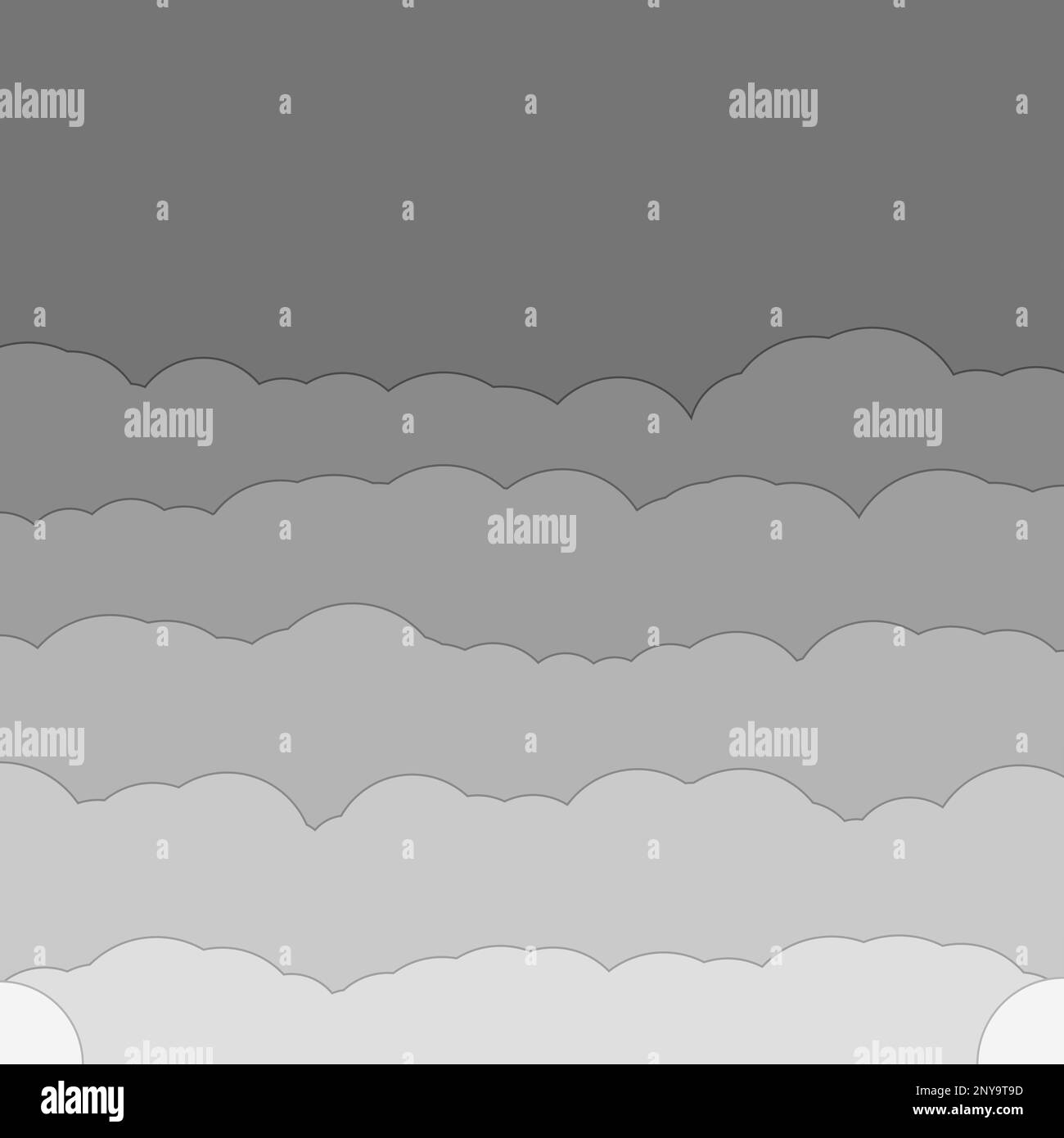 Cartoon colour clouds background illustration Stock Vector Image & Art ...