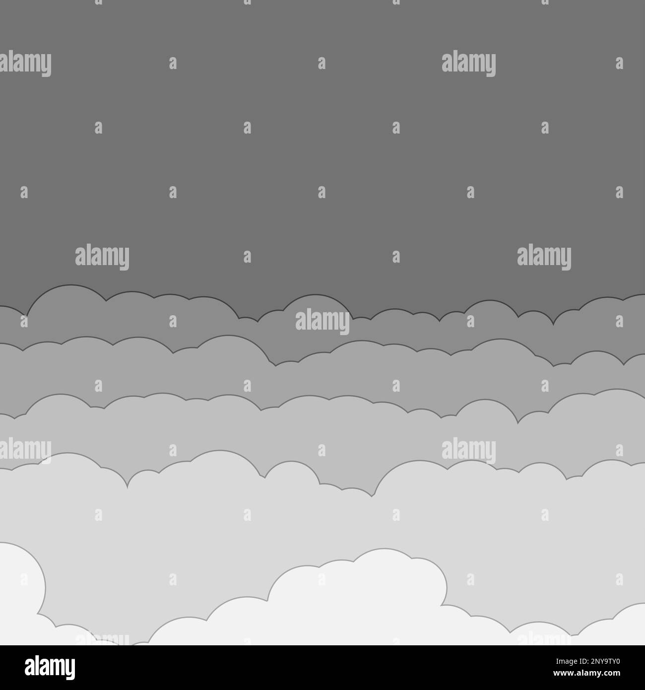 Cartoon colour clouds background illustration Stock Vector Image & Art ...