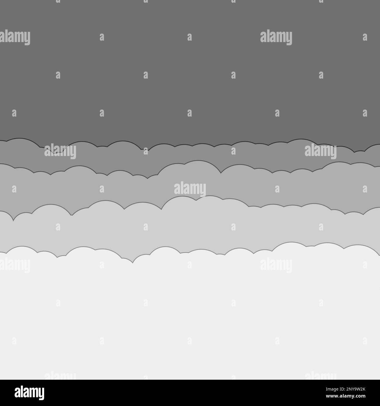 Cartoon colour clouds background illustration Stock Vector Image & Art ...