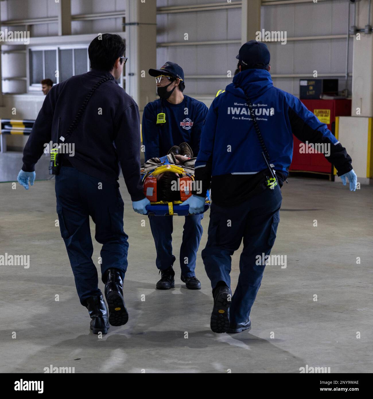 Marine Corps Air Station Iwakuni Fire and Emergency Services personnel ...