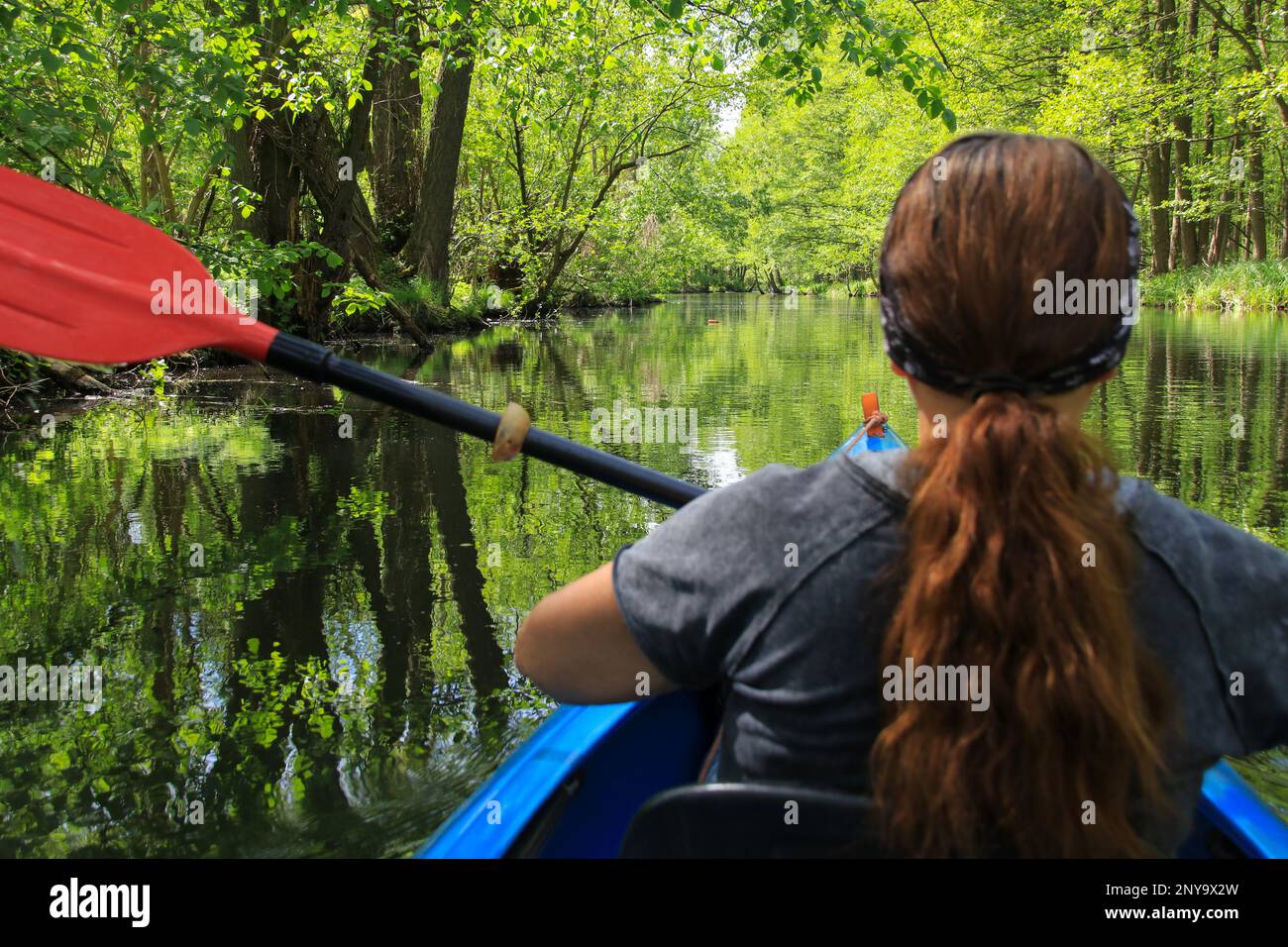 Spreewald germany kayak hi-res stock photography and images - Alamy