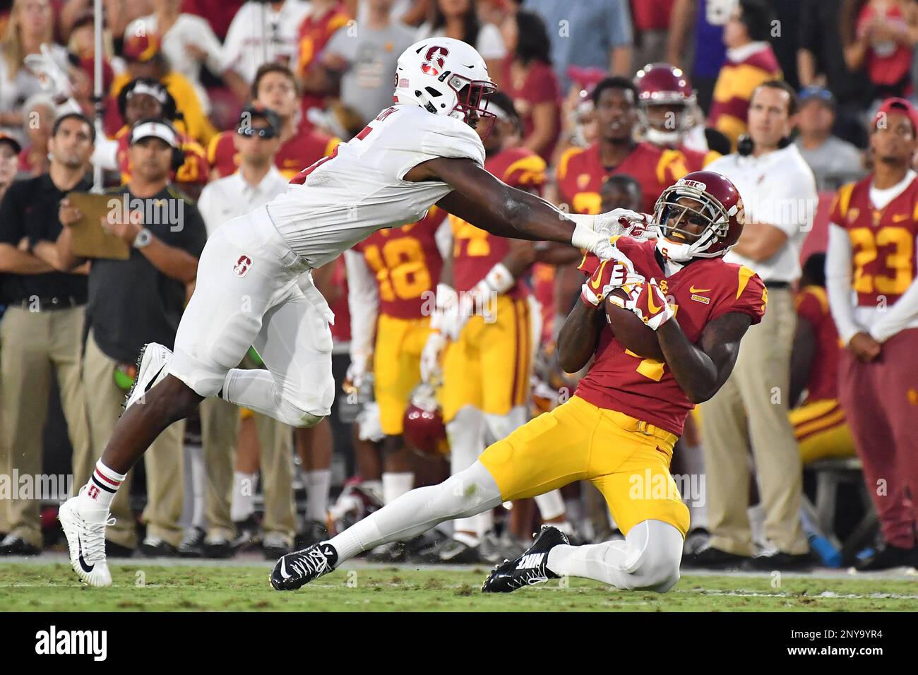 September 9, 2017 Los Angeles, CA.USC Trojans wide receiver Steven ...