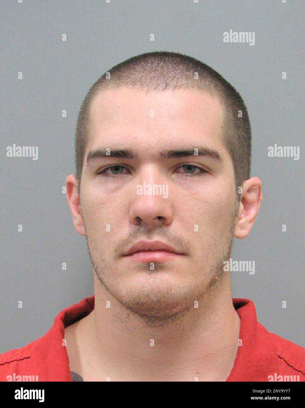 This undated photo provided by the Henderson Detention Center shows ...