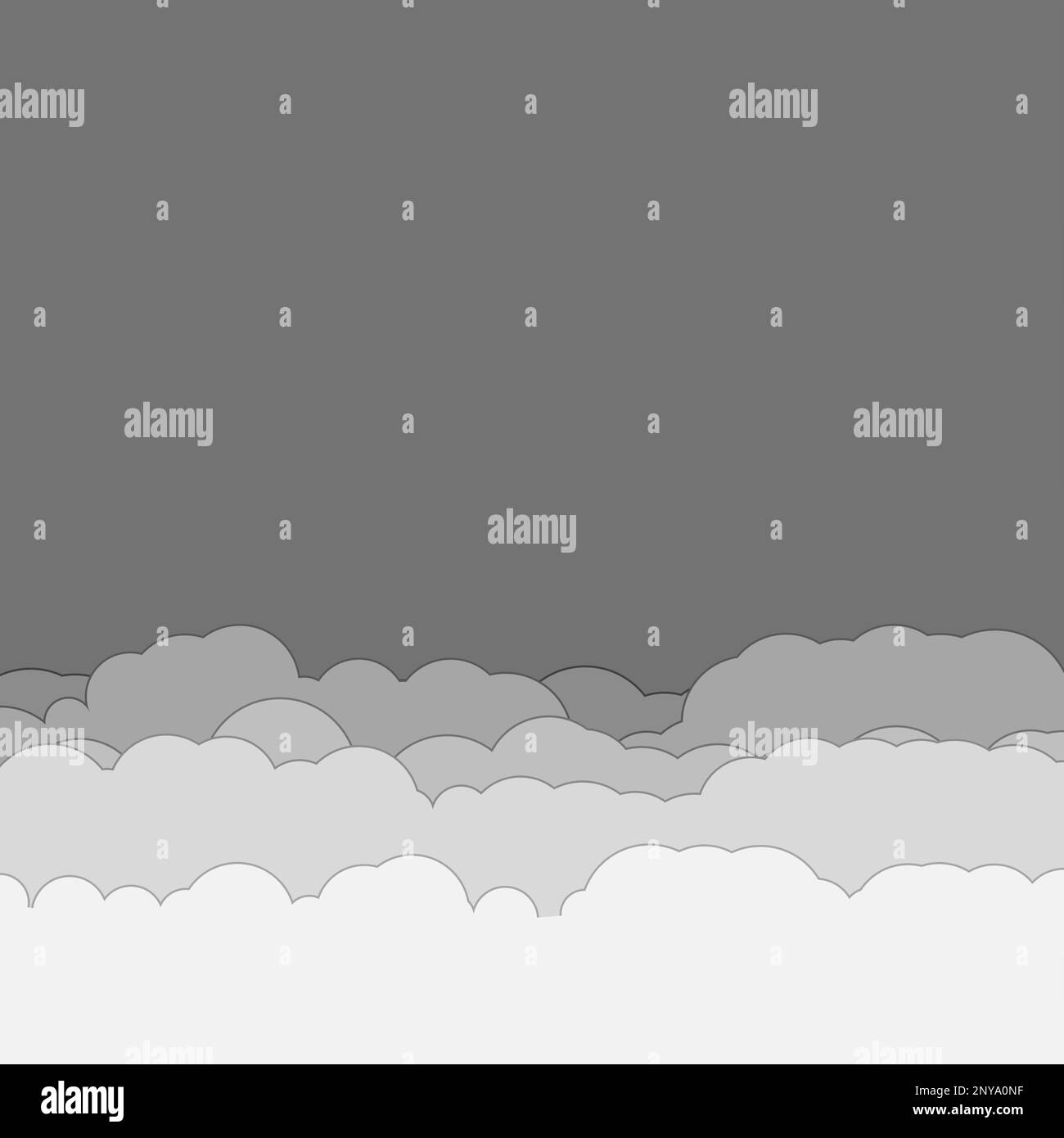 Cartoon colour clouds background illustration Stock Vector Image & Art ...