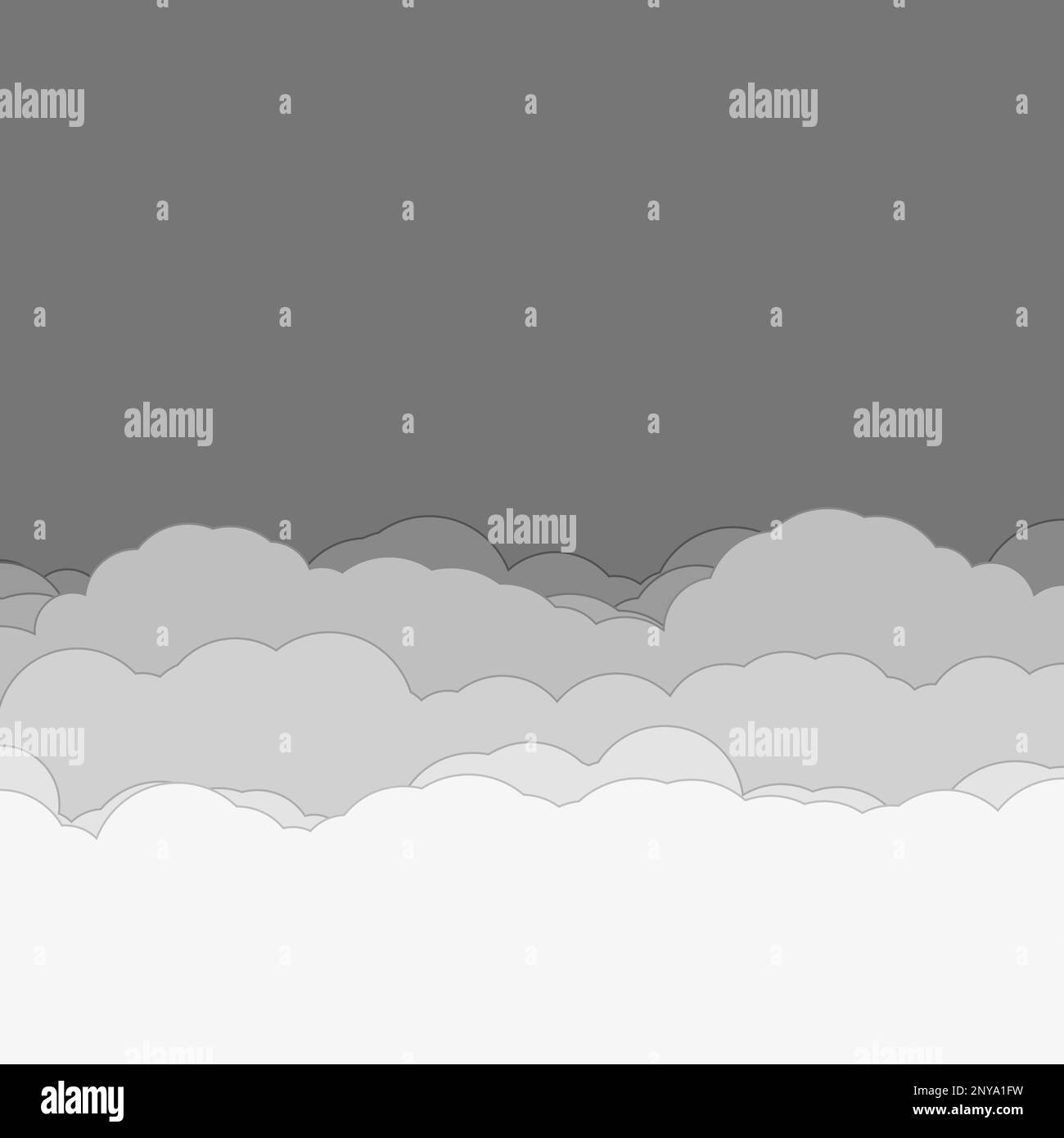 Cartoon colour clouds background illustration Stock Vector Image & Art ...