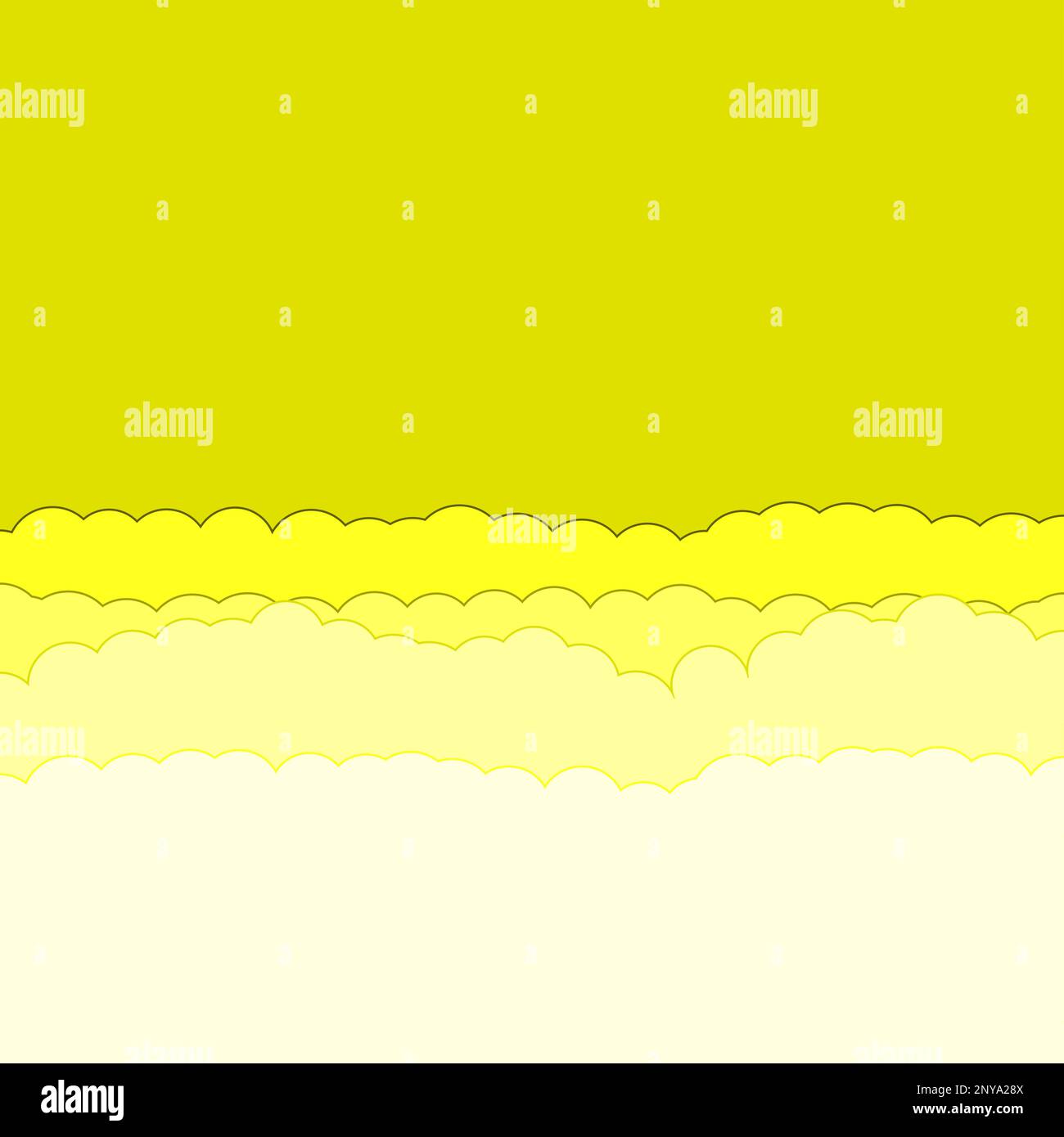 Cartoon colour clouds background illustration Stock Vector Image & Art ...