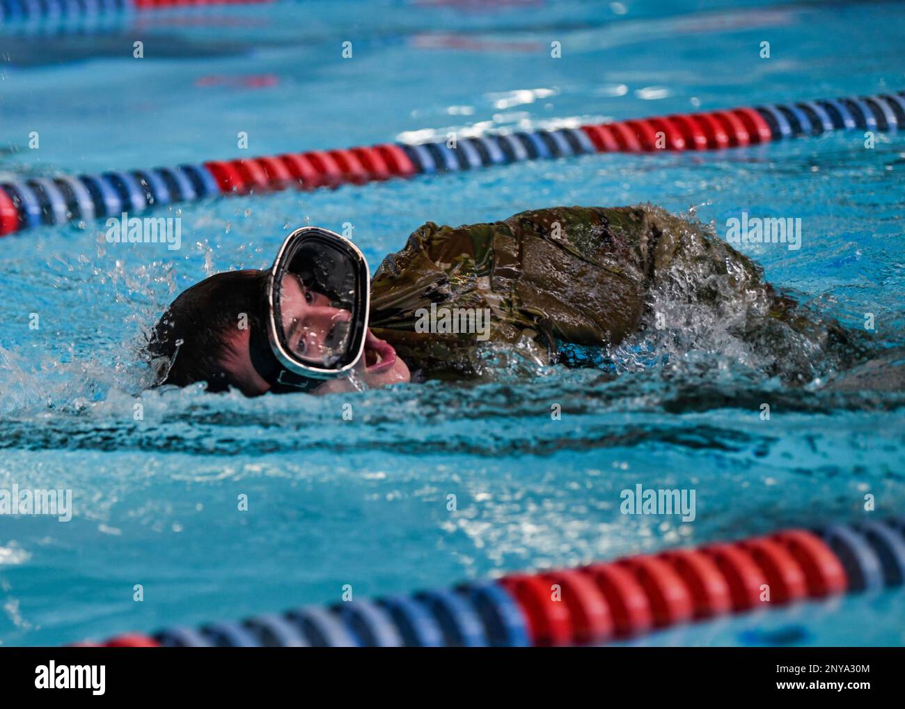 Tech. Sgt. Gabriel Clark, 87th Aerial Port Squadron ramp operations ...