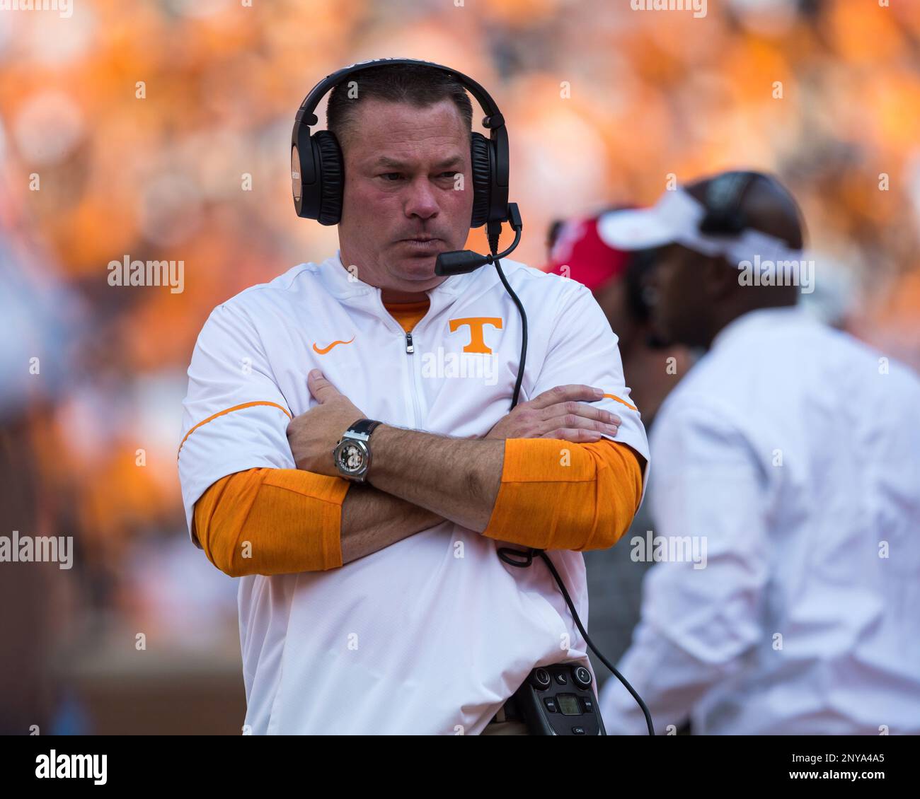 September 09, 2017: head coach Butch Jones of the Tennessee Volunteers ...