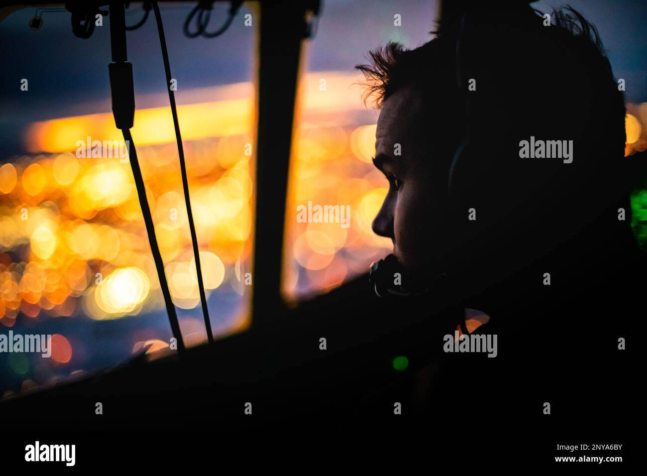 U.S. Air Force Captain Mitchell Hoke, an aviator with the 187th Airlift ...