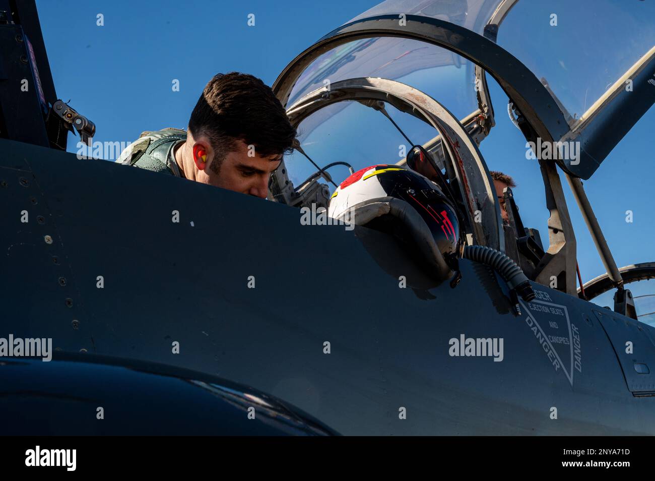 U.S. Air Force Capt. Garrett Green, 87th Flying Training Wing performs ...