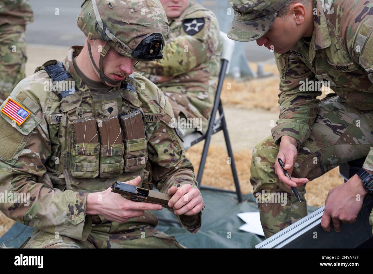 Soldiers across the 2nd Stryker Brigade Combat Team, 2nd Infantry ...