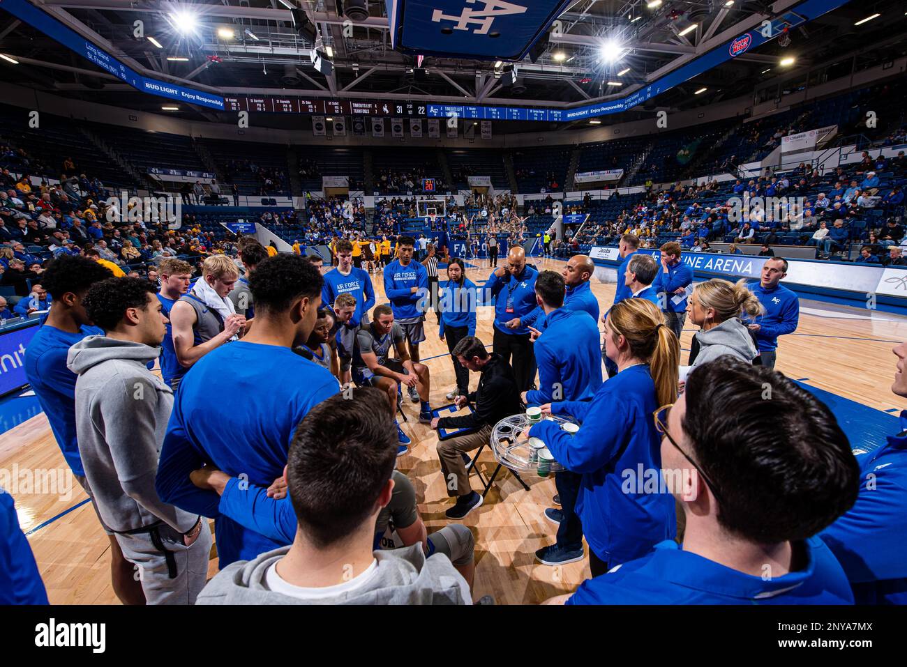U.S. Air Force Academy -- Air Force coach Joe Scott talks game plan ...