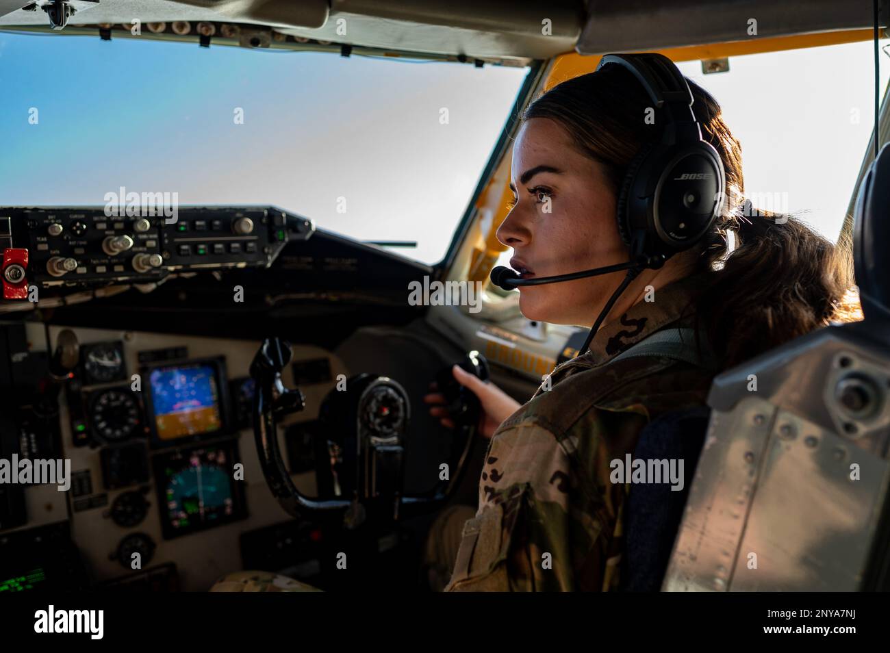 U.S. Air Force Capt. Sydney Hultz, 91st Expeditionary Air Refueling ...