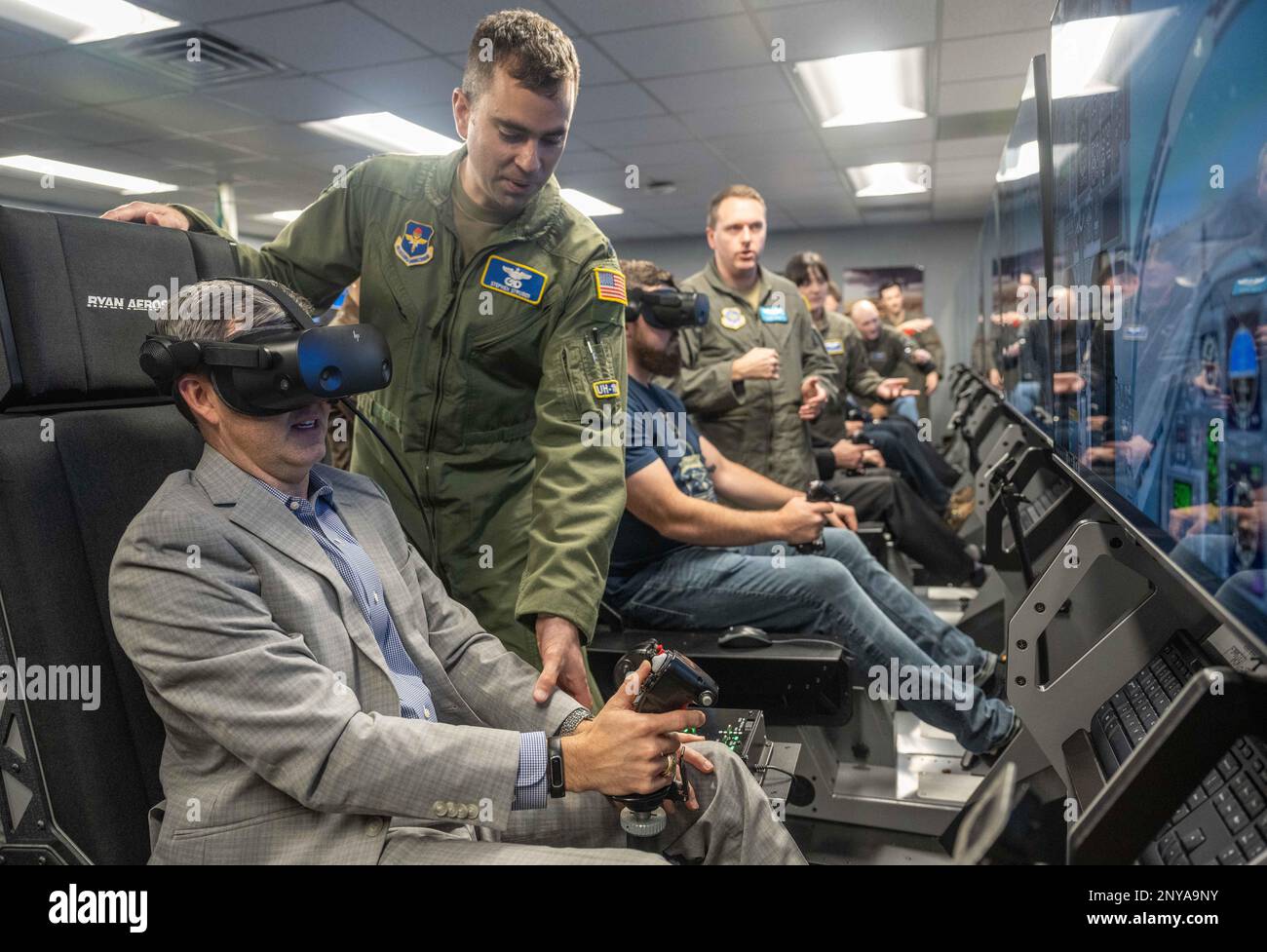Pilots from the 559th Flying Training Squadron guided members from the ...