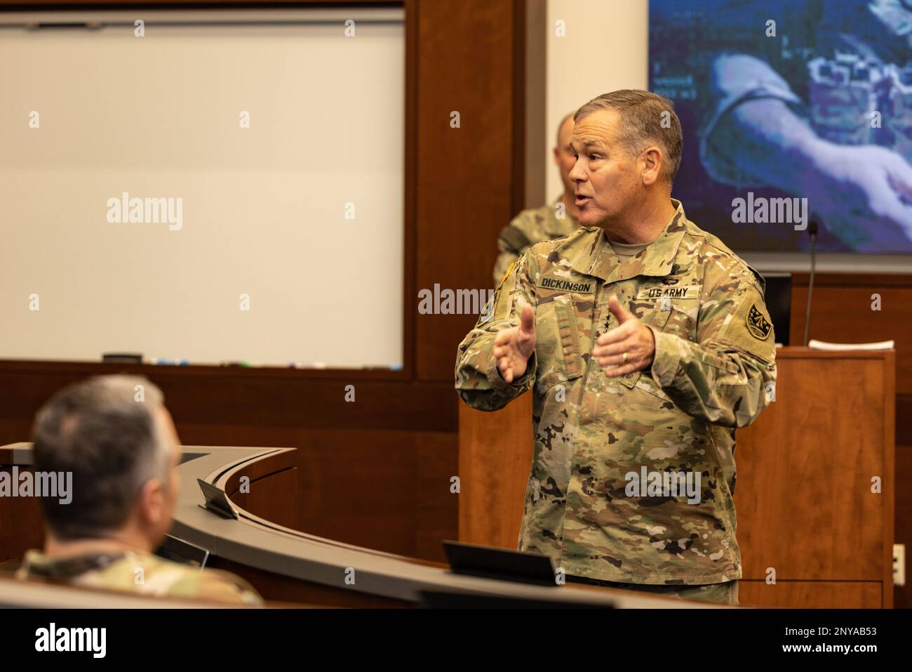 U.S. Army Gen. James H. Dickinson, the commander of U.S. Space Command ...