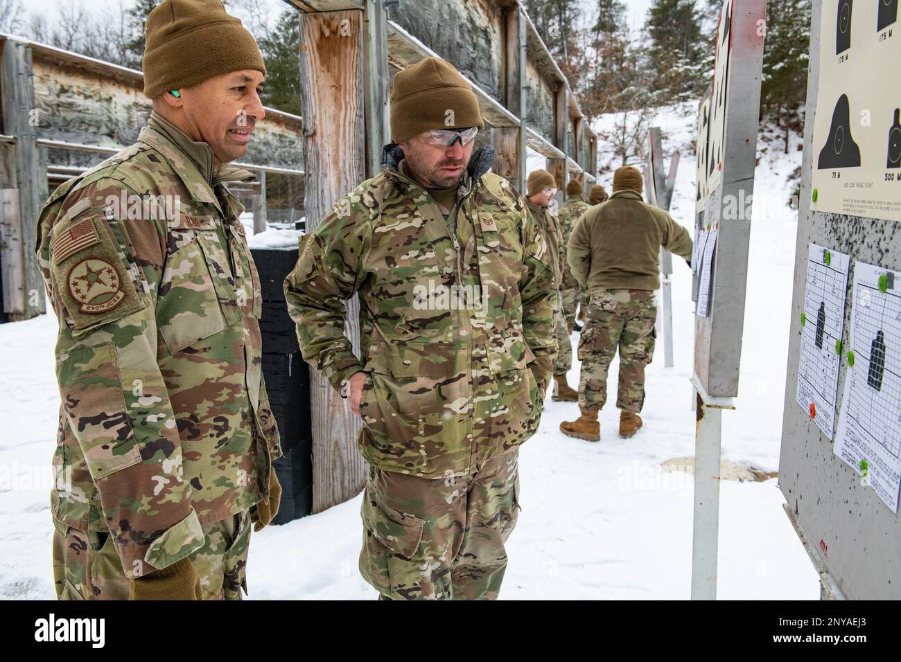 U.S. Air Force Airmen assigned to the 290th Joint Communications ...