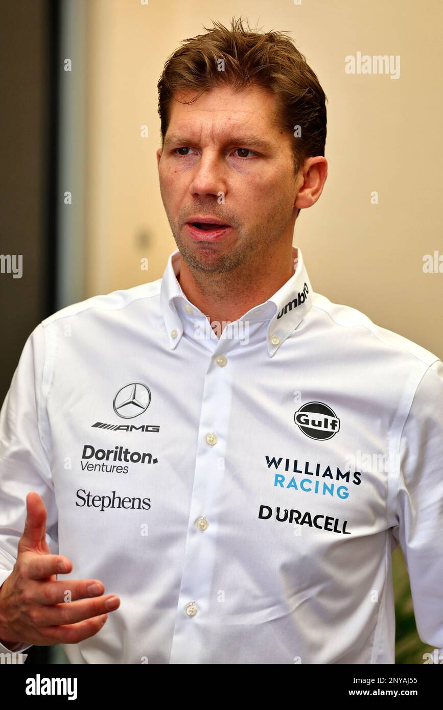 Sakhir, Bahrain. 02nd Mar, 2023. James Vowles (GBR) Williams Racing ...