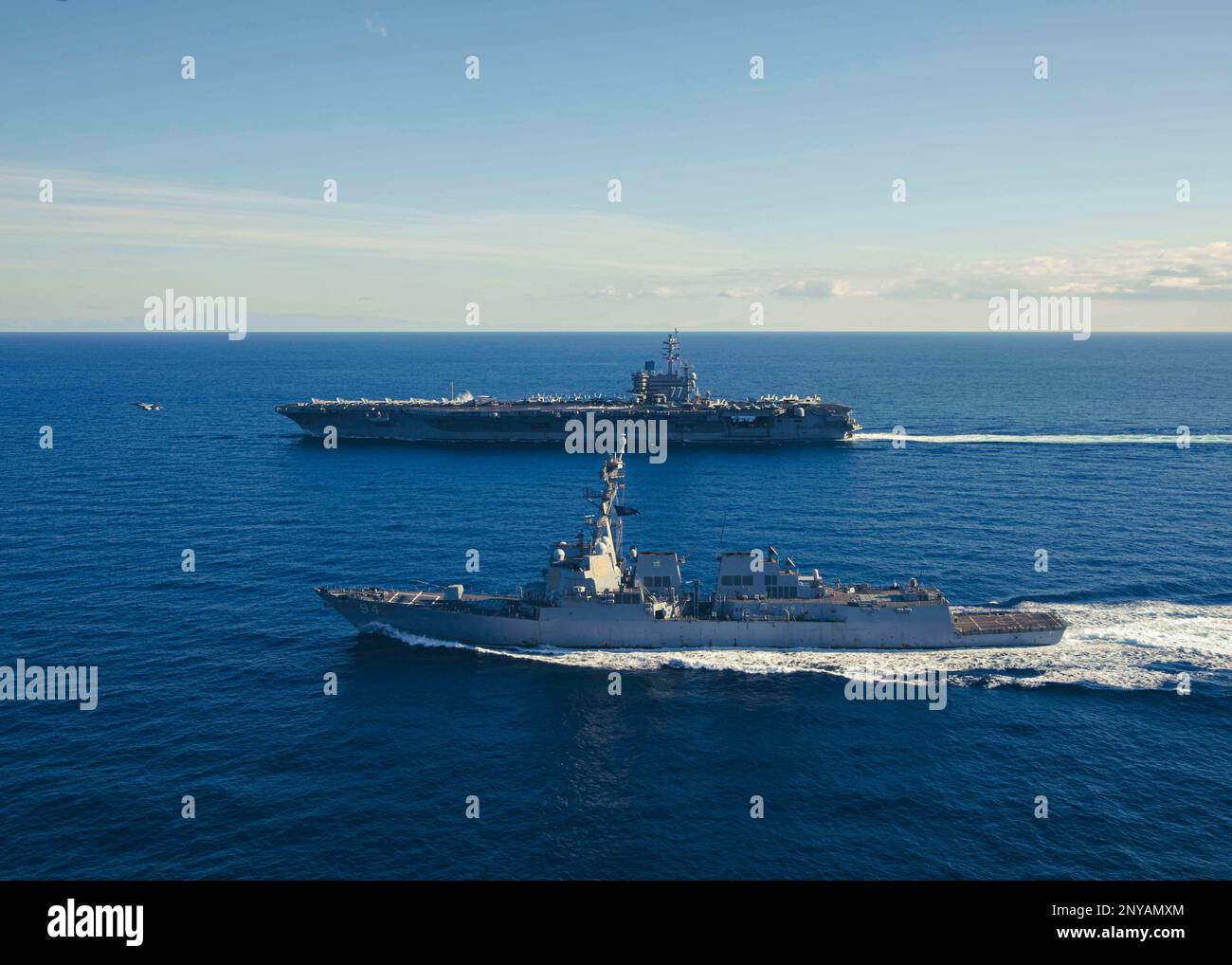 230112-N-KL637-1054 ADRIATIC SEA (Jan. 12, 2023) The Nimitz-class ...