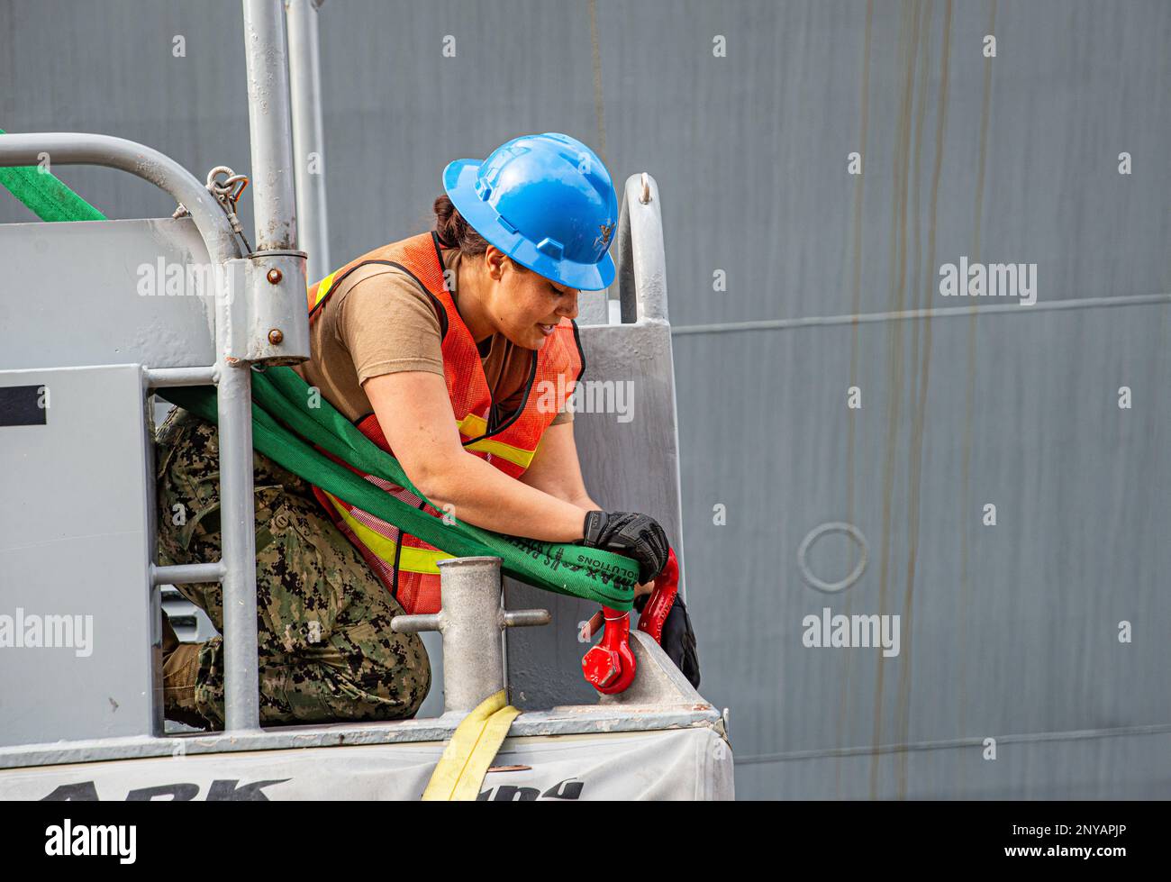 220112-N-NT795-959 LONG BEACH, Calif. (Jan. 12, 2022) Boatswain’s Mate ...