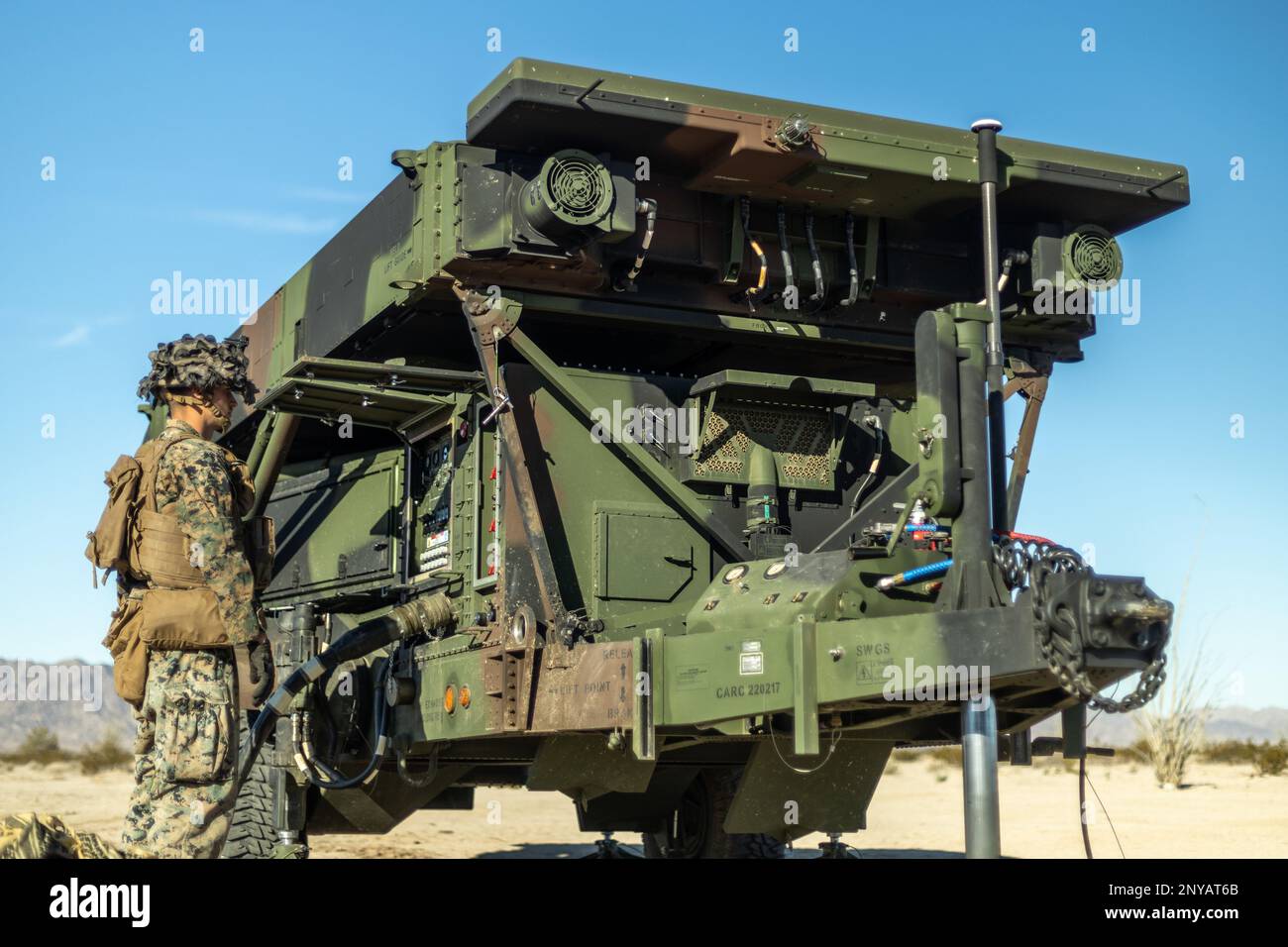 U.S. Marine Corps Cpl. Ryan Wass, an aviation radar technician with 3d ...