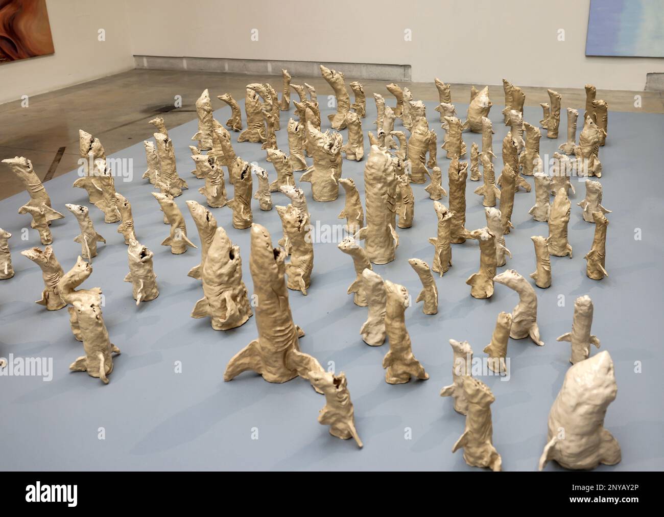 Venice, Italy - September 6, 2022: 59th Venice Art Biennale in Venice ...