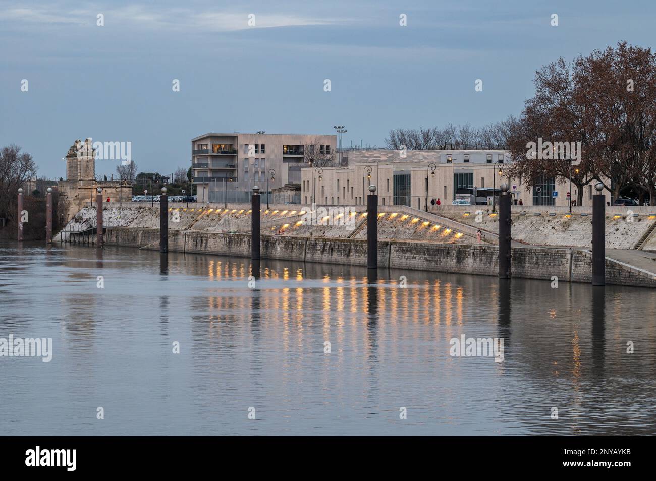 Rhone river arles night hi-res stock photography and images - Alamy