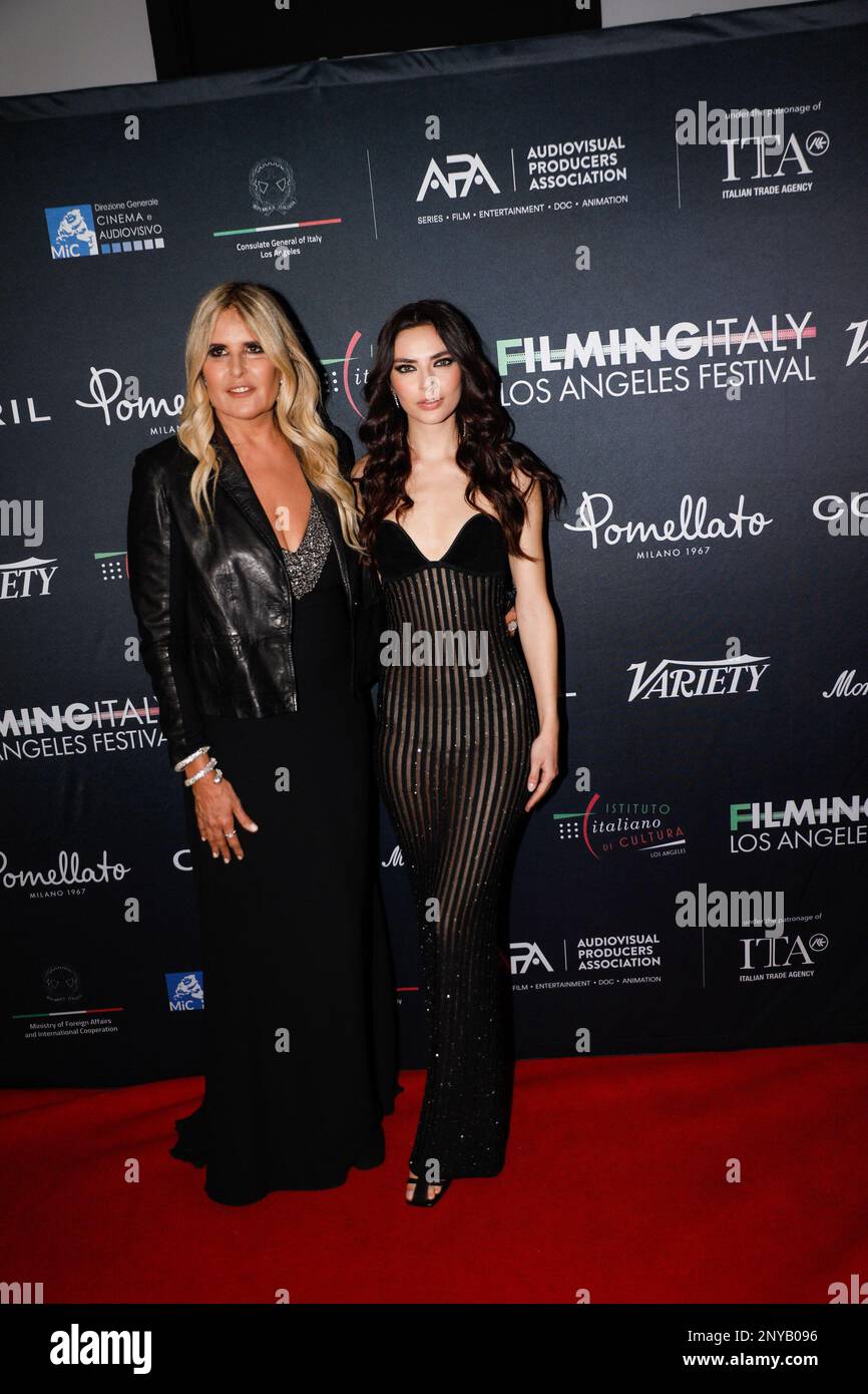 March 1, 2023, Los Angeles, California, USA: TIZIANA ROCCA and CHIARA ...