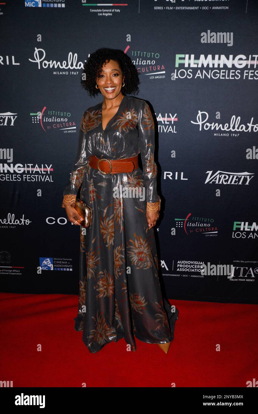 March 1, 2023, Los Angeles, California, USA: TEMBI LOCKE arrives on the ...